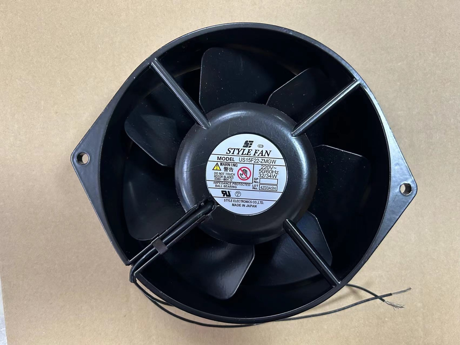 1 Pcs STYLE FAN Fan US15F22-ZMGW AC 220V 32/34W 50/60HZ 2 wire All ...