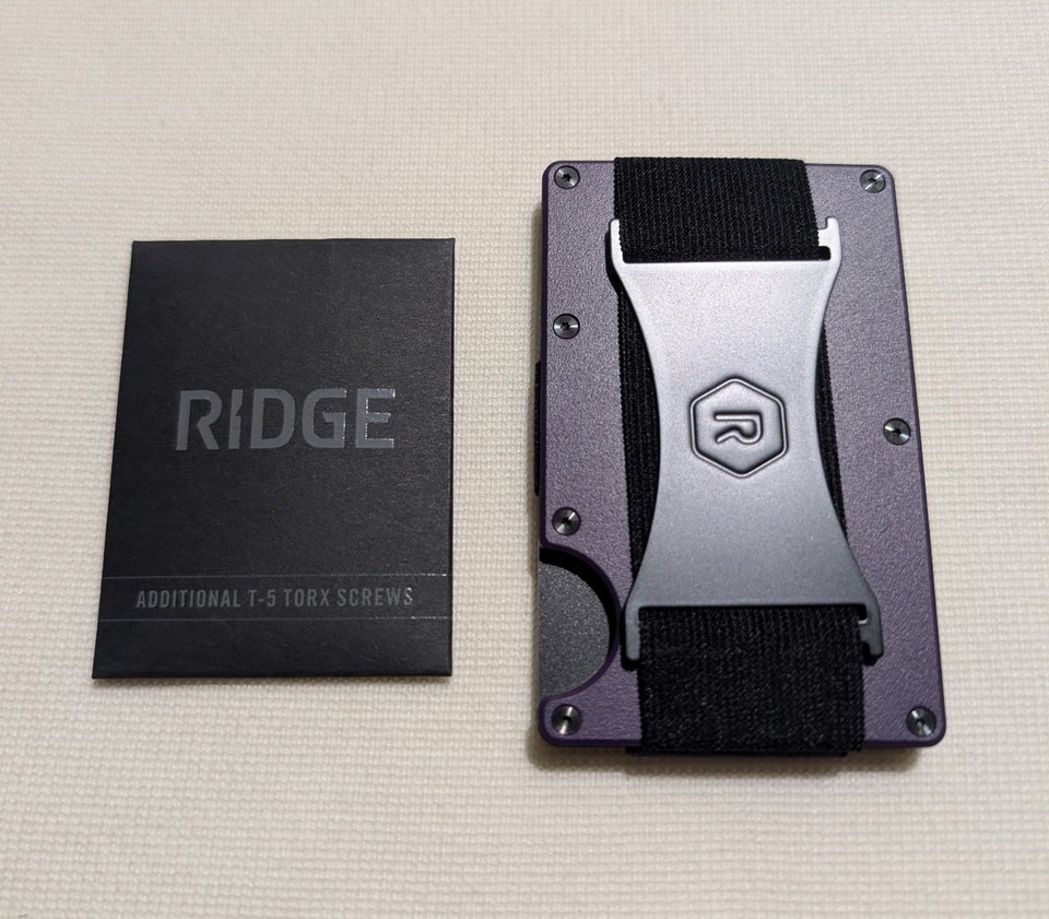 Ridge Wallet – Alaska Twilight, Minimalist, RFID blocking wallet ...