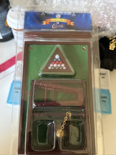 VTG Classics Mini Collectibles Pool Table Billiard Ball 24pc Set for ...