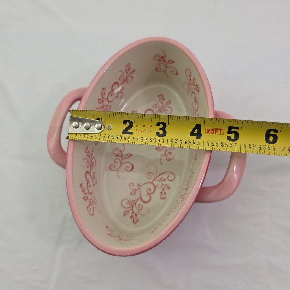 Temptations By Tara Red Floral Lace Romance 16 Oz Lidded Ceramic ...
