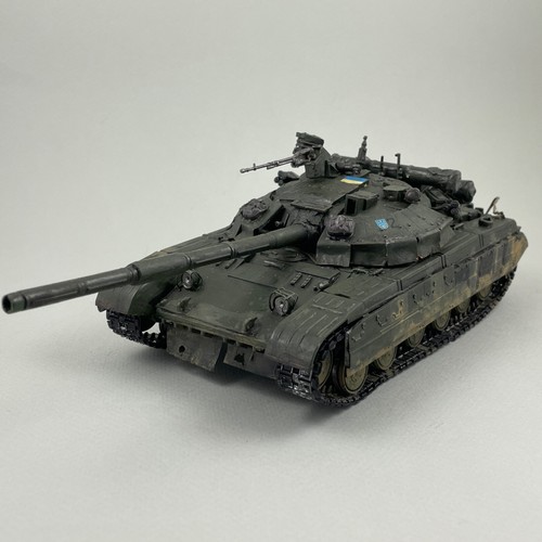Built 1/35 Scale Tank T-64 BM Bulat Ukrainian Army SKIF, Hand painted ...