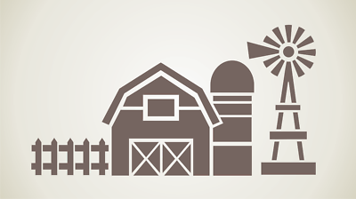 Country Barn Stencils Stencil Style Drawing Of A Creature Devouring A