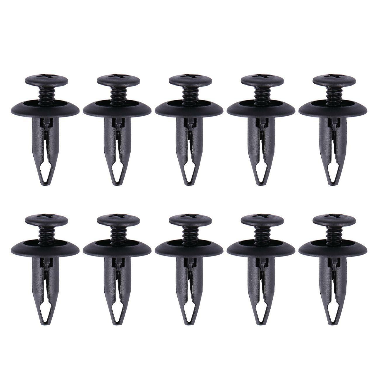 10pcs Interior Trim Panel Clips Grille+Slam Panel Cover Clips For Ford ...