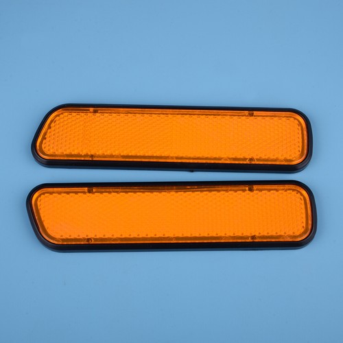 2Pcs Plastic Car Fender Side Reflective Sticker Decor Self Adhesive ...