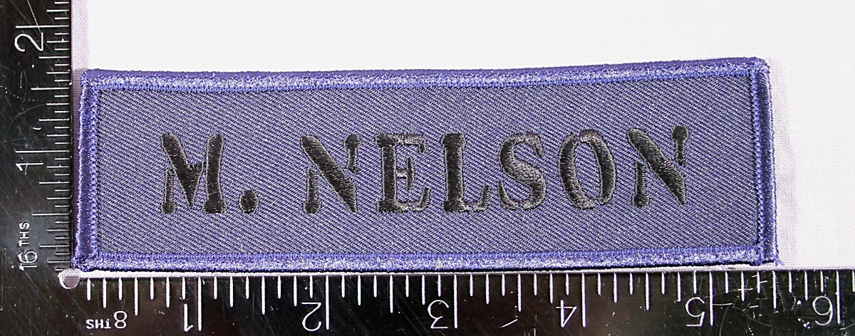 MST3K Mike Nelson Cosplay Jumpsuit Iron-On Patch - "M Nelson" Name ...