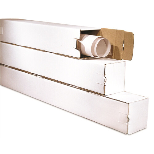 50 - 3x3x37" Square Tube- White with Locking Tabs | eBay