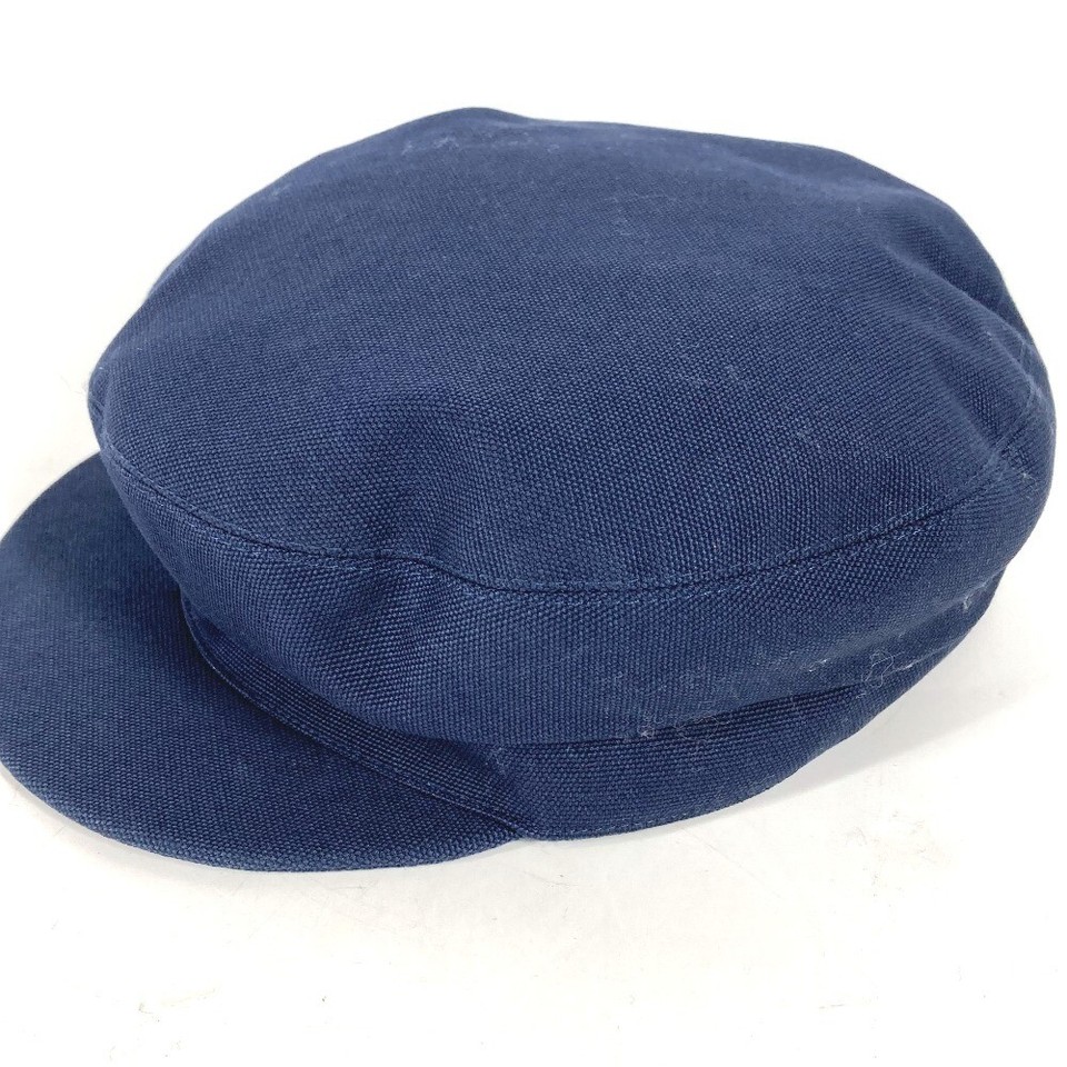 HERMES Cavour Serie Button Casket Hat Cap Navy Women s Used | eBay