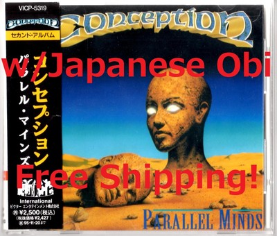 Used CD CONCEPTION / Parallel Minds - 10 tracks w OBI 1993 CD Printed ...
