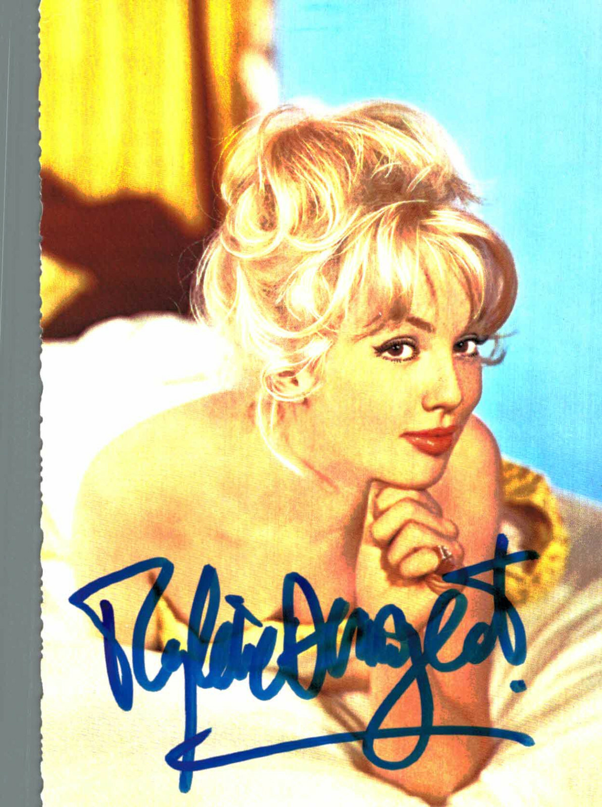 Mylene Demongeot Original Signature On Card No. 6552 A | eBay