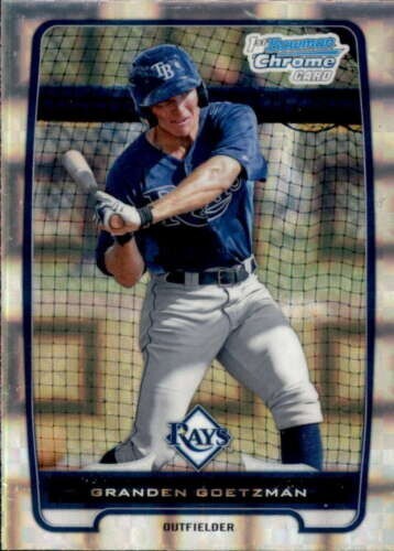 2012 Bowman Chrome Prospects X-Fractor SP #BCP113 Granden Goetzman ...