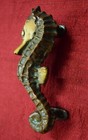 Nautical Theme Decorative Door Handle Pair Sea Horse Gate Furnish ...