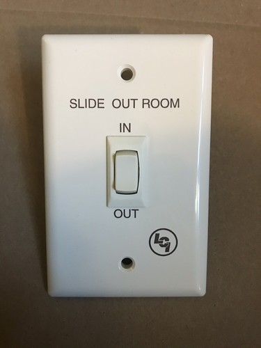 SLIDE OUT ROOM SWITCH 13AMP LIGHT ALMOND NEW OLD STOCK CAMPER TRAILER ...