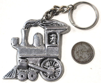Large Vintage Railroad Key Chain Train Steam Locomotive - Keychain | eBay