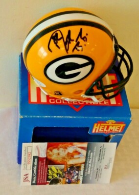 Don BeeBe Signed Autographed NFL Football Micro Packers Helmet JSA ...