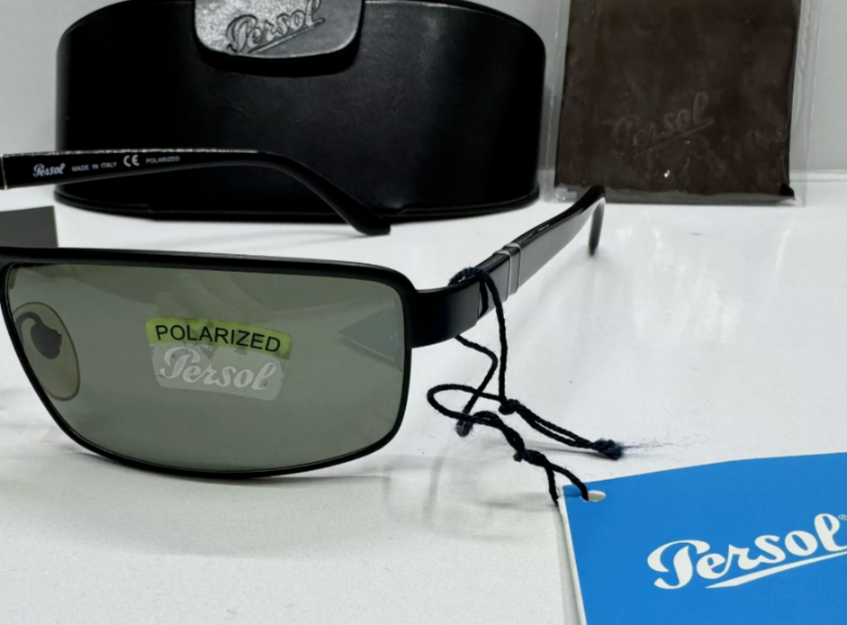 PERSOL PO 2244-S Black Polarized Sunglasses James Bond 007 Casino ...