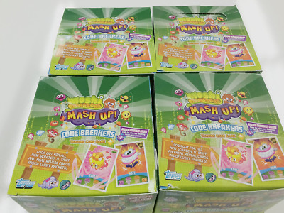 Topps Moshi Monsters Code Breakers Card Game Booster Box (50 packs) x 4 ...