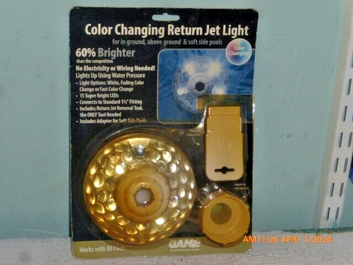 Game Color Changing Return Jet Light Works with all Pools 15 Super ...