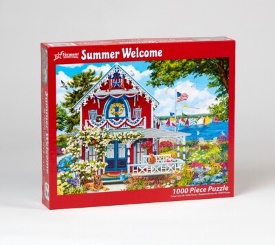 "Summer Welcome" Jigsaw Puzzle 1000 pieces by Vermont Christmas Company ...