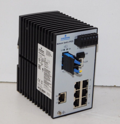 Emerson FP20-6TX1SM1TX DeltaV Smart Network Switch FP20 Module 6 Port ...