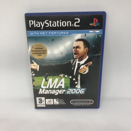 LMA Manager 2006 PlayStation 2 PS2 Soccer Rare OOP Very Good Condition ...
