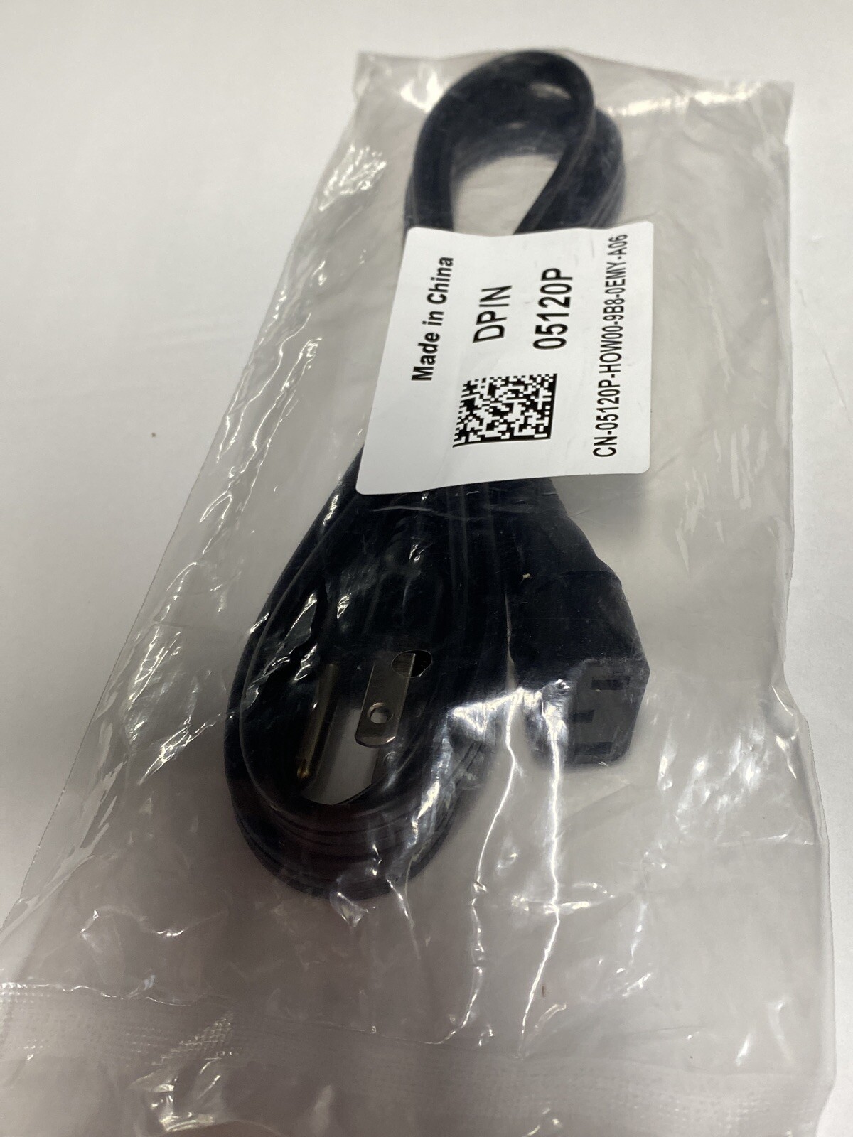 Genuine DELL DP/N 05120P 6ft AC 3-Prolong Black Power Cord Cable 10A ...