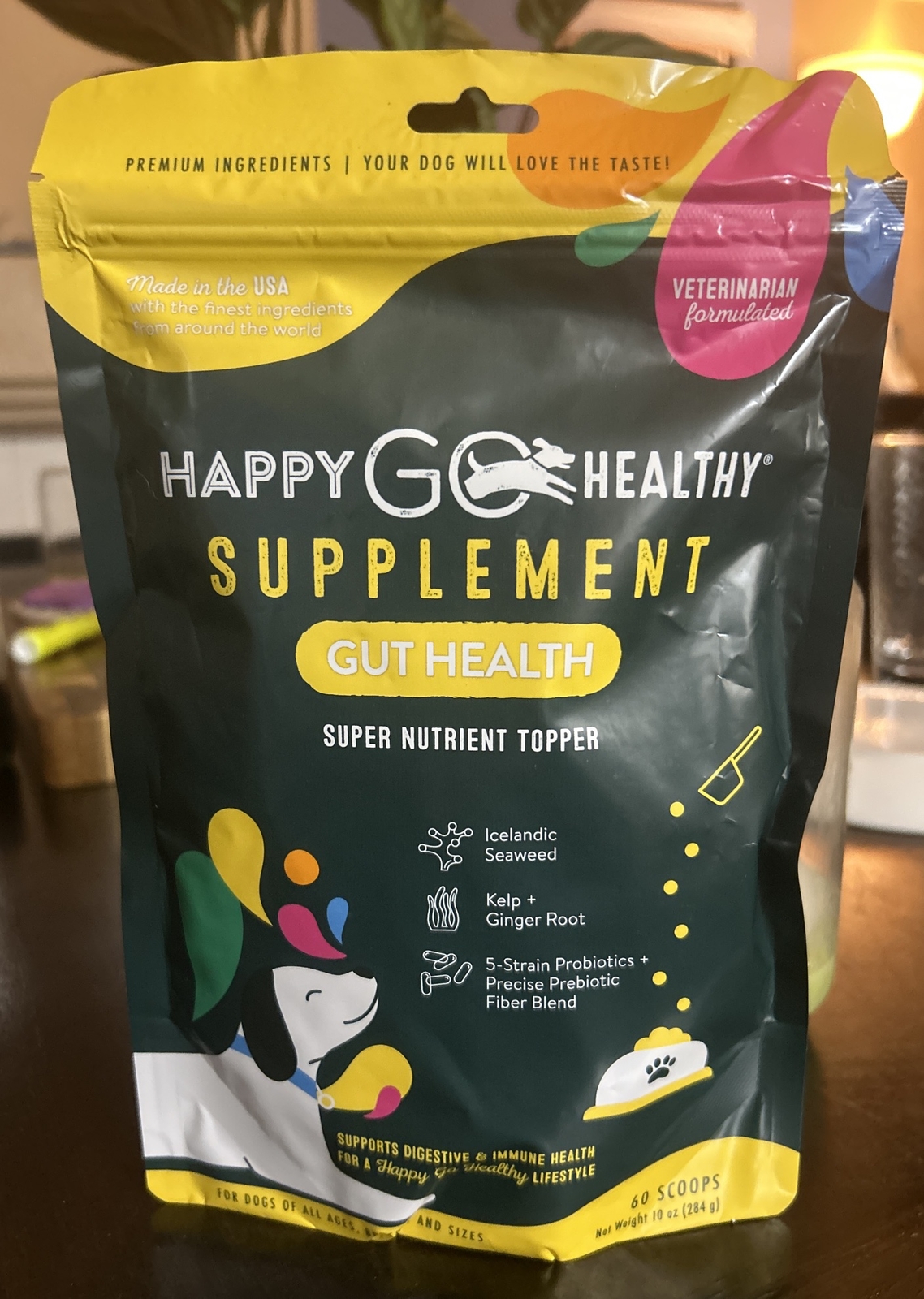 Happy Go Healthy Gut Health Supplements for Dogs- 10oz | eBay