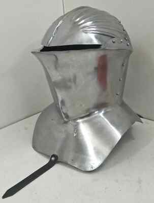 Medieval Frog Mouth Helmet 15 Century Helmet Worn By Mounted Knights | eBay