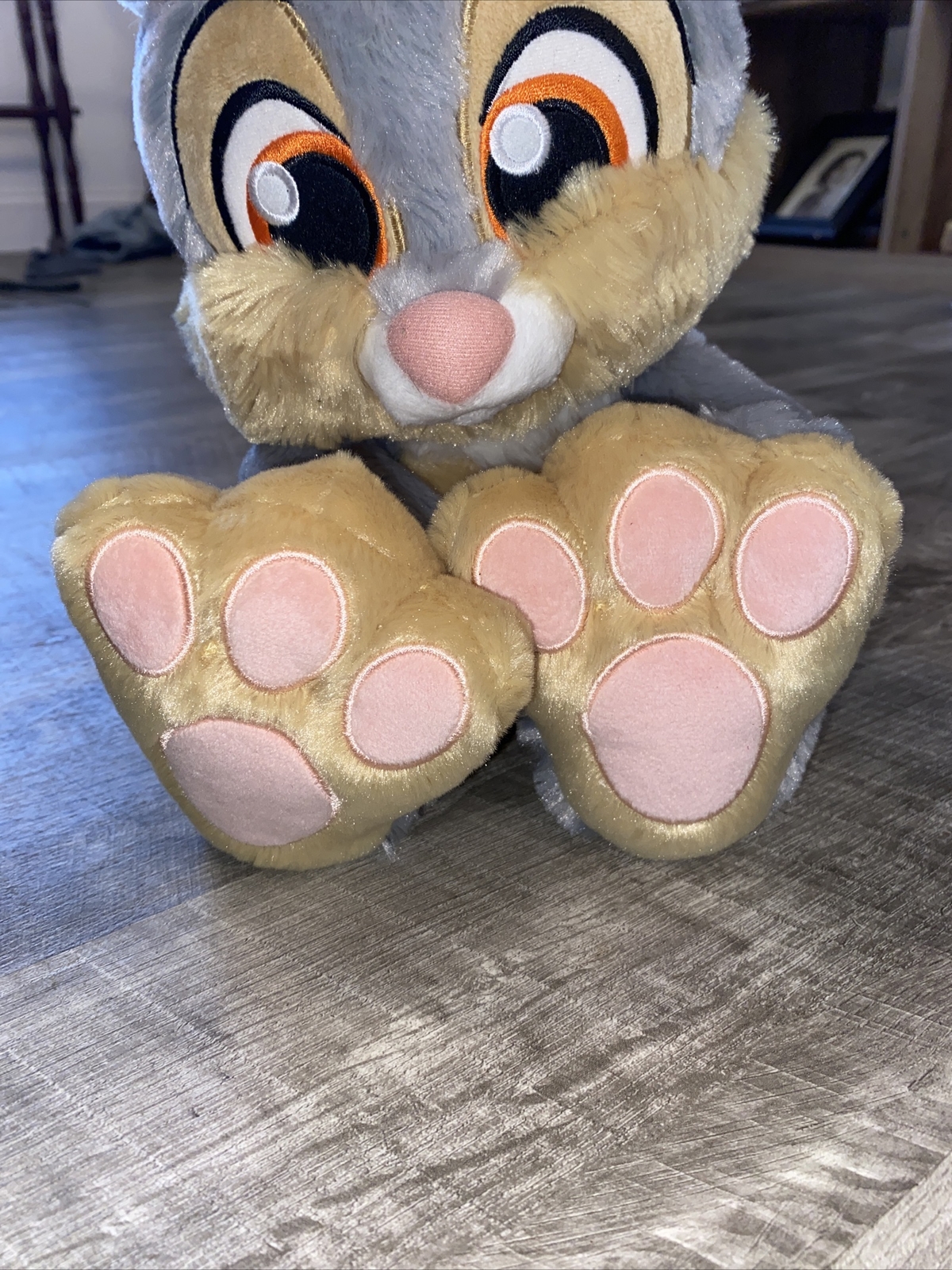 Disney Parks Thumper Bunny Rabbit Big Feet Bambi Plush Stuffed Animal ...