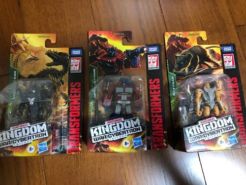 Transformers Kingdom Optimus Prime Rat Trap Va-Tablake 3-Piece Set New ...