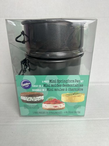 Wilton 3 Piece Mini Springform Pan Set New in Box | eBay