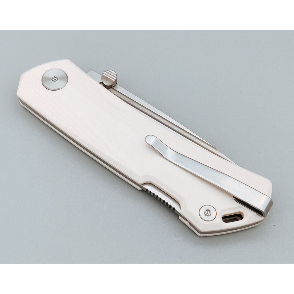 Real Steel Messer Luna Maius Eco Ivory G10 10Cr15CoMoV Stahl Backlock ...