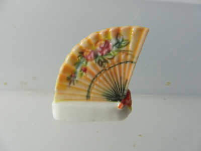 * Fève porcelaine - UN EVENTAIL | eBay