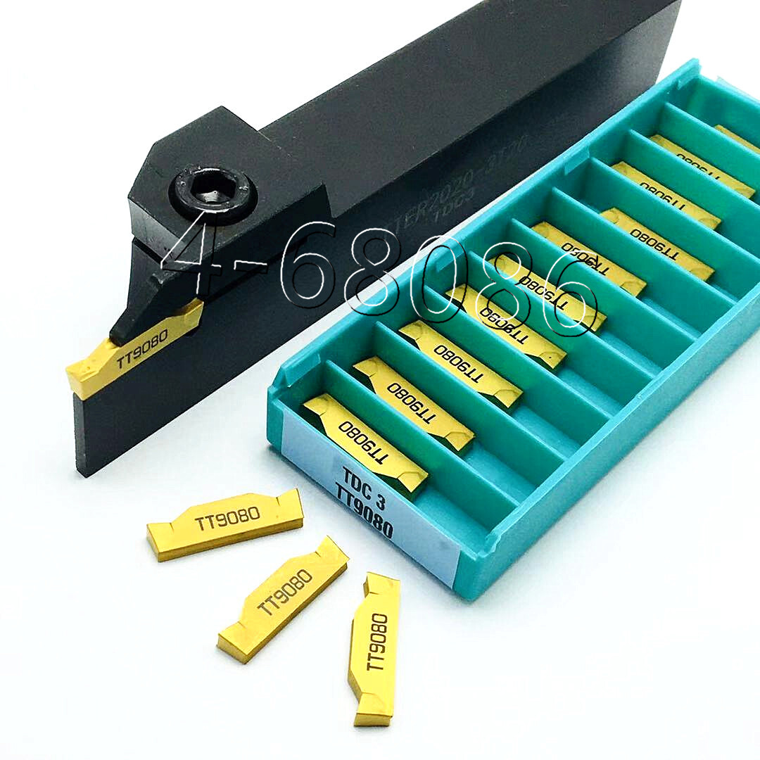 TTER2525-2T17 Lathe Turning Grooving Parting Cutter Tool for 5pc TDC2 ...