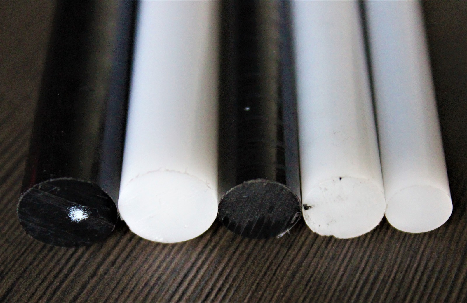 Acetal POM-C Plastic Round Bar Rod WHITE | Diameter 10mm | Lenght 245mm ...