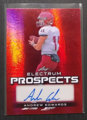 2024 Leaf Electrum Andrew Edwards Auto #ed 1/2 | eBay