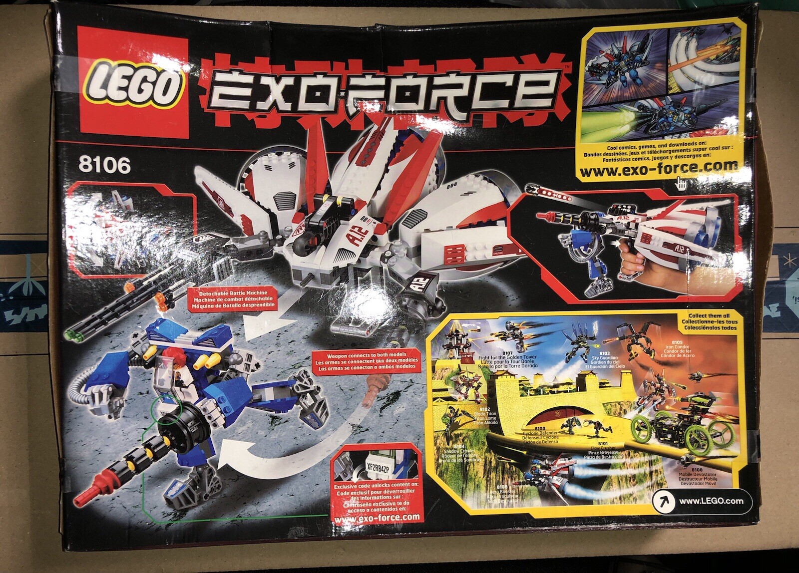 LEGO Exo-Force: Aero Booster (8106) for sale online | eBay UK