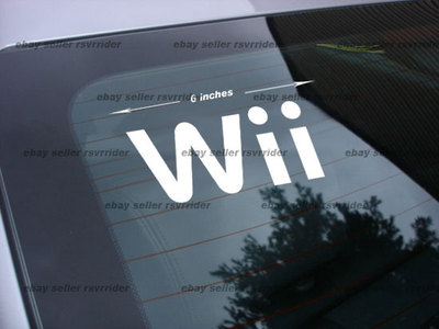 Nintendo Wii decal sticker video game console *fs | eBay