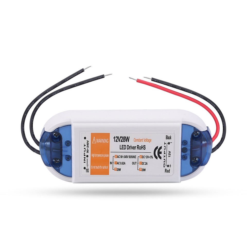 12V LED Driver Power Supply 240V - DC 12V Transformer for LED Lighting ...