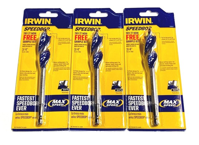 IRWIN 3041003 3 Piece Drill Bit Set for sale online | eBay