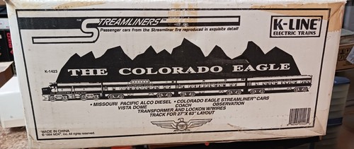 K-Line Trains Colorado Eagle Missouri Pacific Streamliner Freight Set K ...