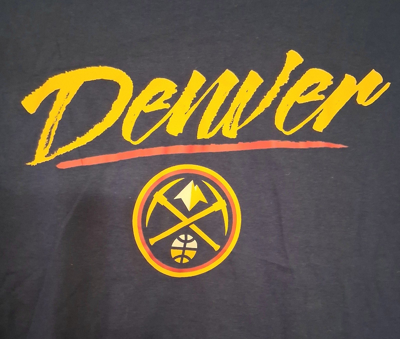 Denver Nuggets Ladies Tee Size Medium Blue | eBay