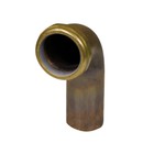 1-1/2” x 8” Waste Arm with Slip Joint Connection Brass Waste Bend 20 ...