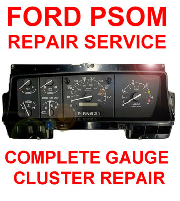 Ford F150 F250 F350 F450 E150 E250 E350 Bronco Instrument Cluster PSOM ...