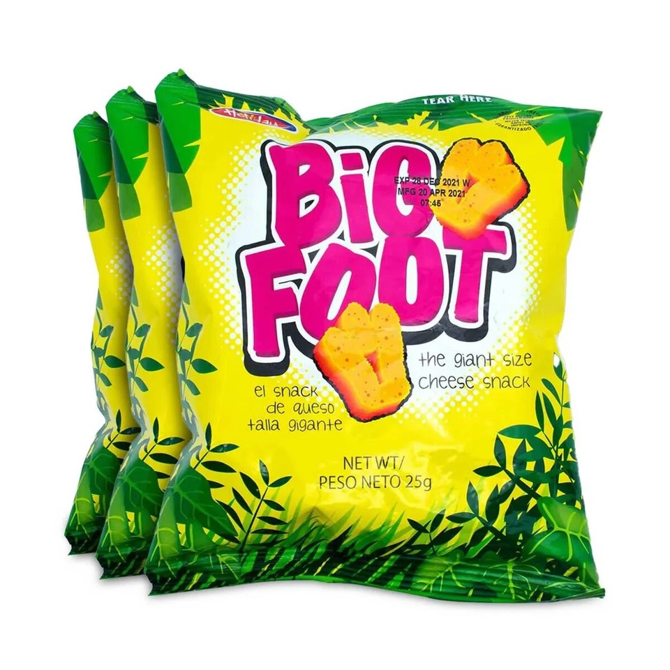 Jamaican Big Foot Snack (PACK OF 12) 6 Original and 6 Spicy | eBay
