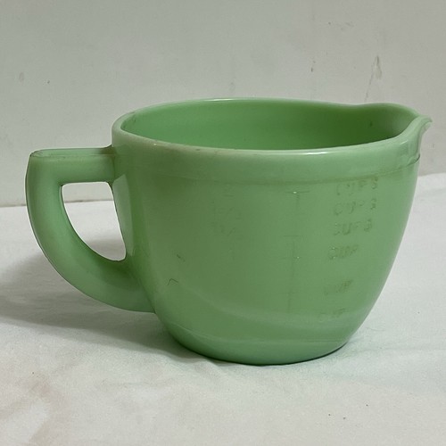 Vintage McKee Jadeite Uranium Glass Measuring Cup. 2 Cups. | eBay