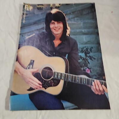 Rick Springfield playing guitar smiling pinup vintage clipping 1970s ...