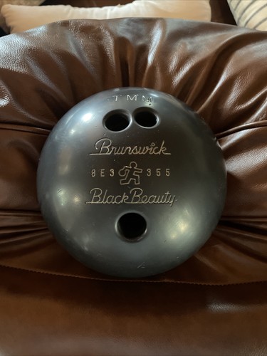Vintage Black Beauty Brunswick Black Bowling Ball 15 lb | eBay