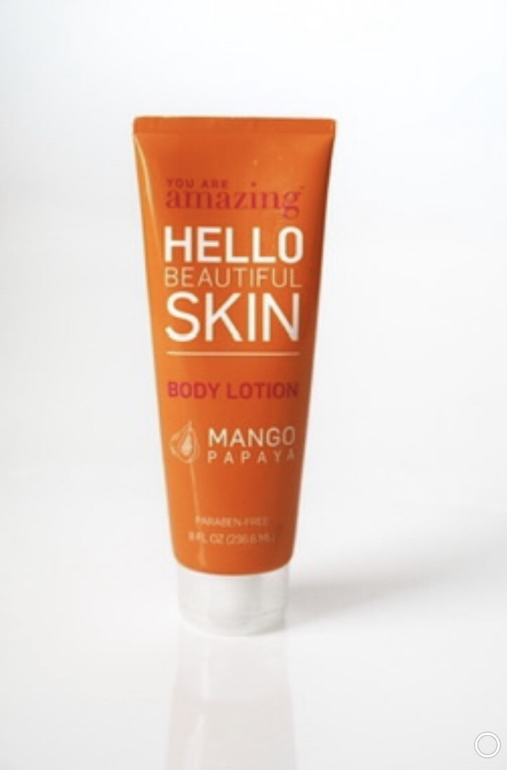 MANGO PAPAYA Body Lotion Hello Beautiful Skin 8 oz | eBay