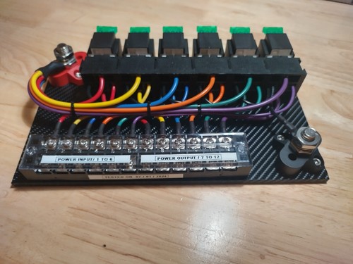 Race Car Fuse/ Relay Panel Block 6 Way LS Swap Custom Universal Drag ...