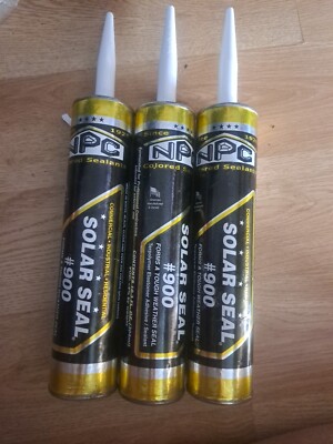 NPC Sealants Solar Seal Caulk # 900 WHITE (Pack of 3) | eBay